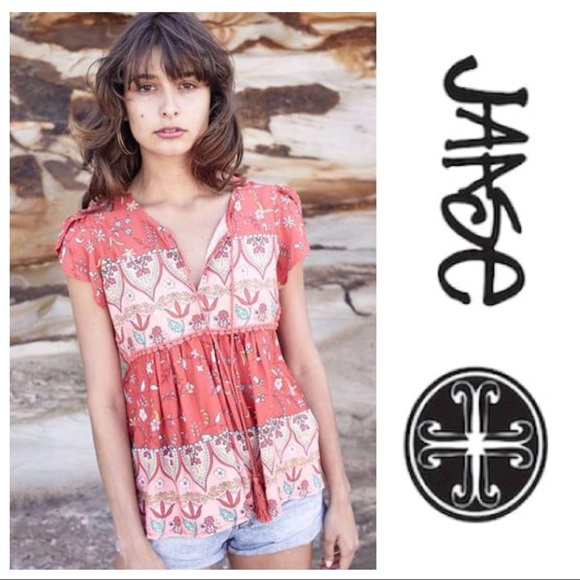 Jaase | Tops | New Host Pick Jaase Australian Siesta Blouse Top | Poshmark